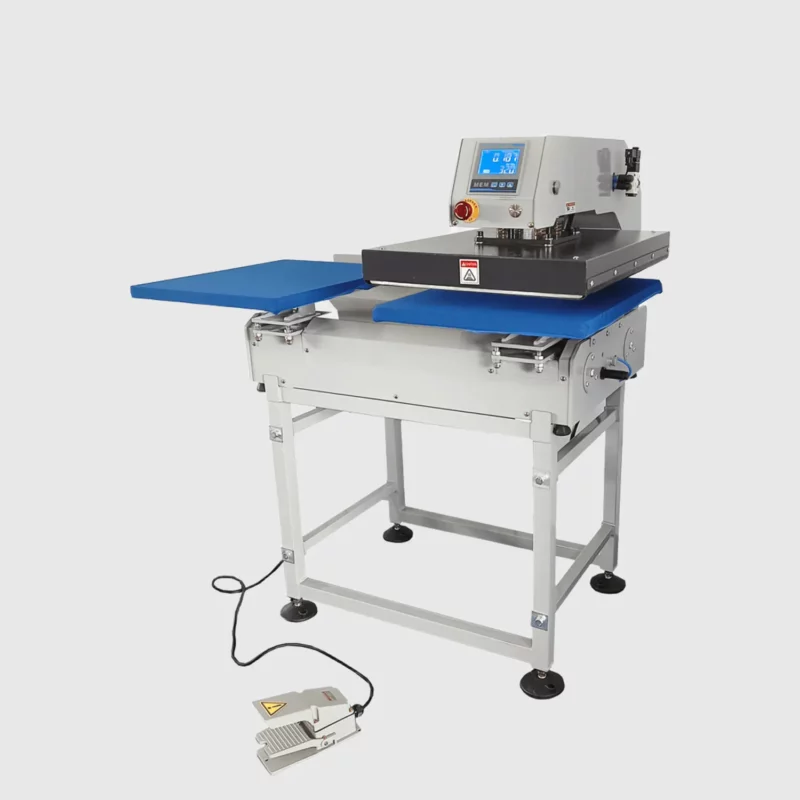 Fully Automatic Dual Station Pneumatic Heat Press with Laser Alignment ...